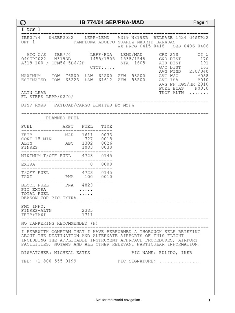Flightplan | PDF | Travel Visa | Aviation