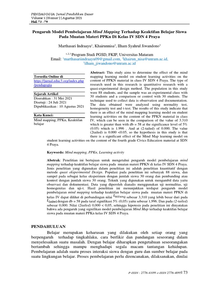 Pendagogia Assignment 20 Article Text 109 | Unduh gratis PDF | Metode ...