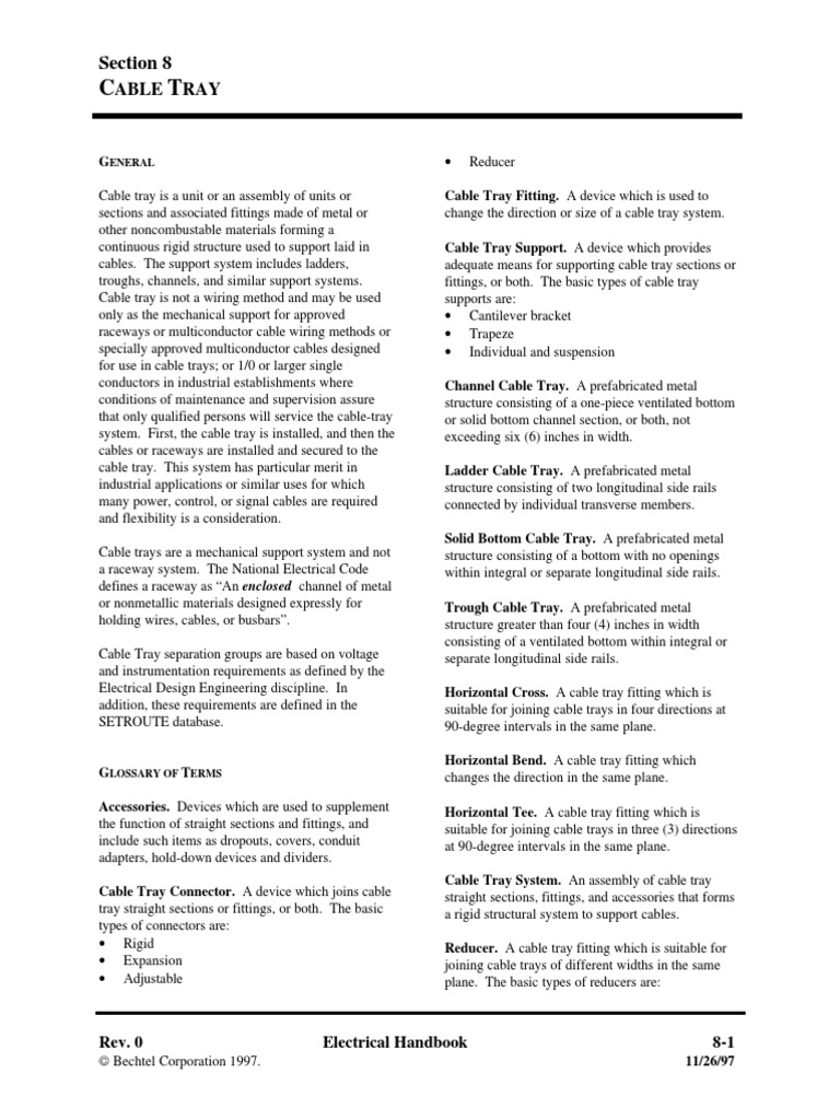 Sec08 - Cable Tray | PDF | Corrosion | Galvanization