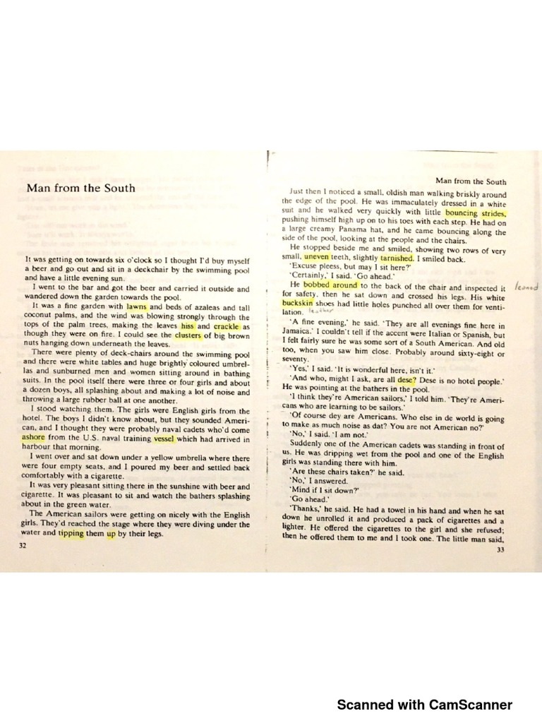 Man From The South - Reader | PDF