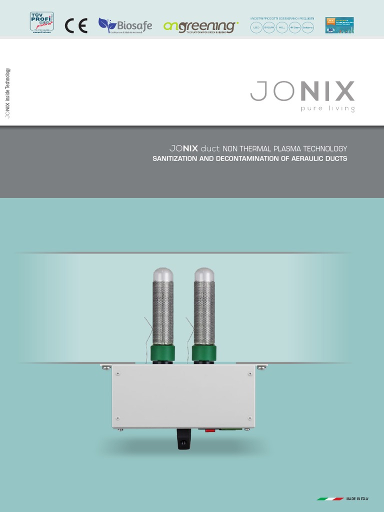 Jonix DUCT EN Web 03 2020 | PDF | Plasma (Physics) | Duct (Flow)