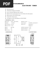 TopTronic TDDGT - Instruction Manual | PDF | Timer | Electronic Engineering