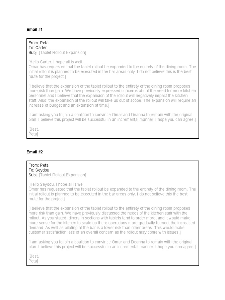 Draft Influential Emails Template | PDF | Business