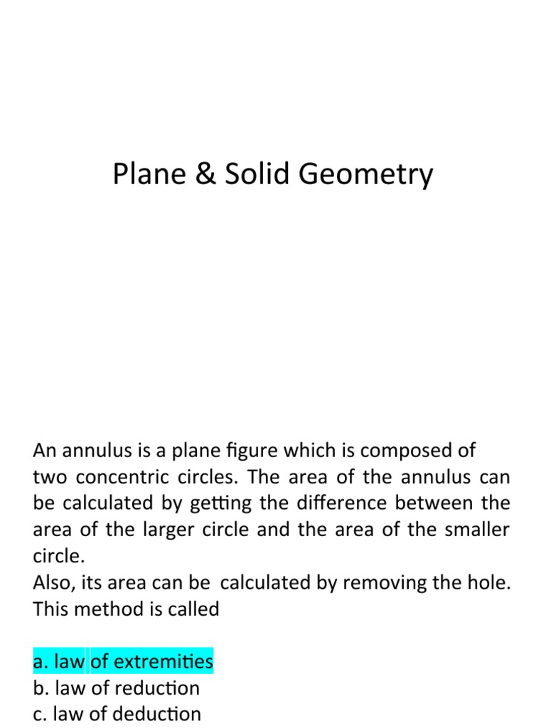 HW#5 - Plane and Solid Geometry | PDF | Circle | Angle