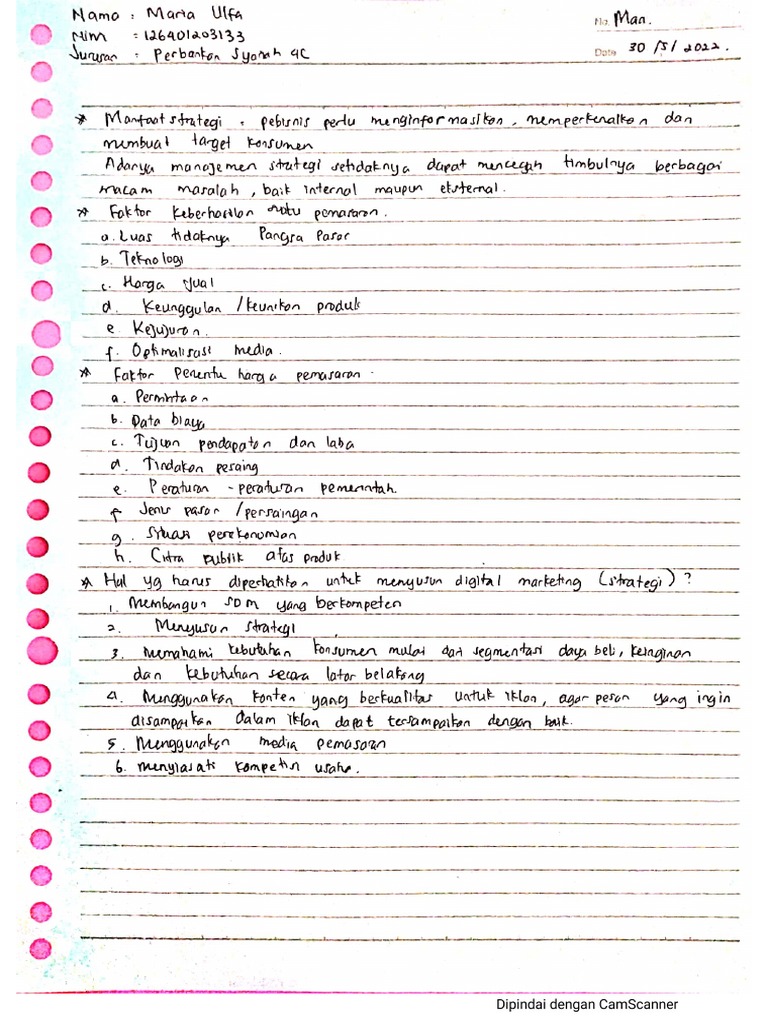 Maria Ulfa - 126401203133 - PS4C - Res9 | PDF