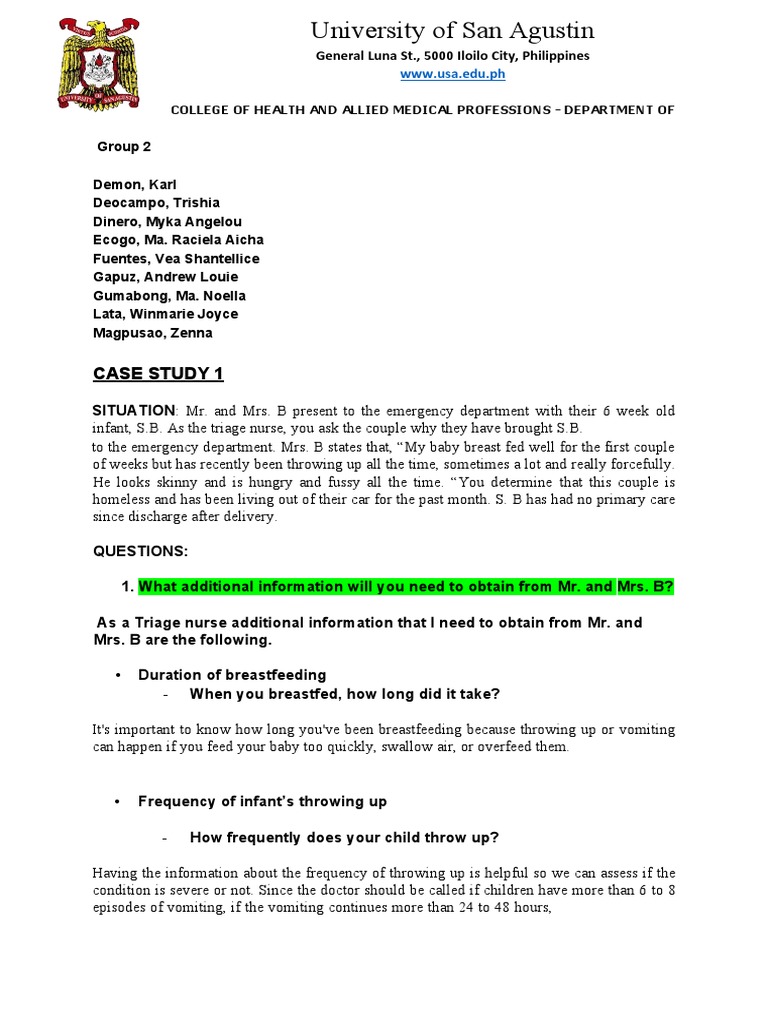 Group 2 Case Study Merged | PDF | Medical Specialties | Clinical Medicine