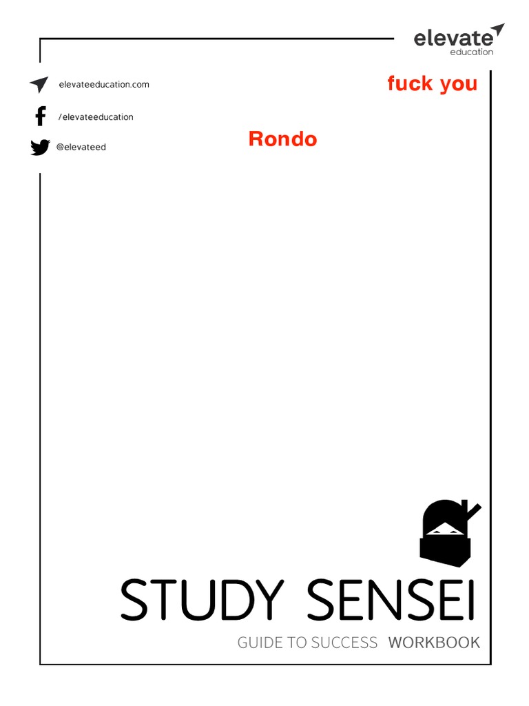 Study Sensei Manual (Writable) 2021 | PDF
