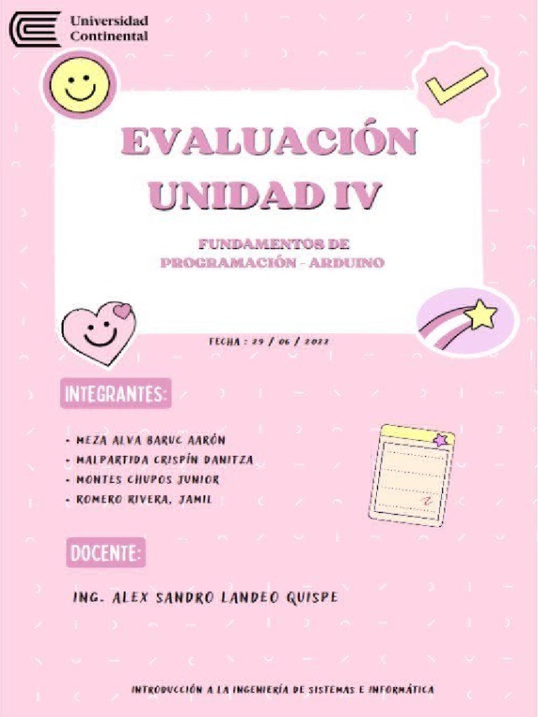 Evaluación Práctica de La Unidad 4 | PDF | Arduino | Semáforo