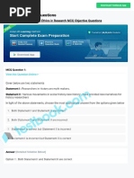 Research Proposal MCQs and Answers | PDF | Methodology | Multiple Choice