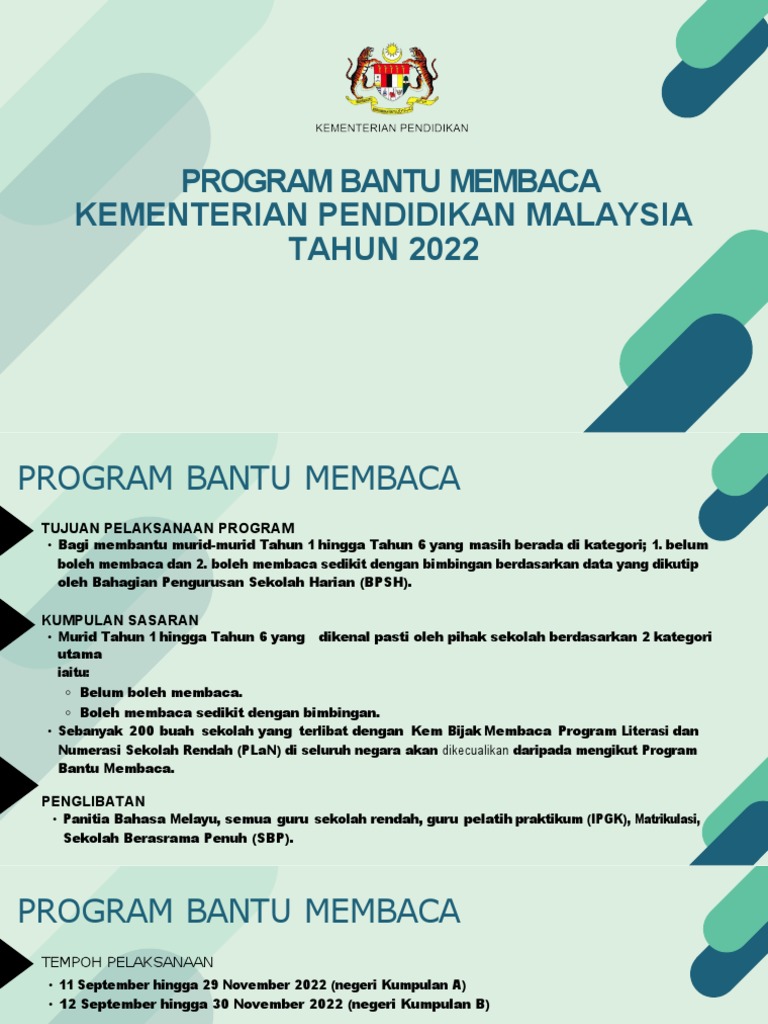 Penataran Program Bantu Membaca BPSH | PDF
