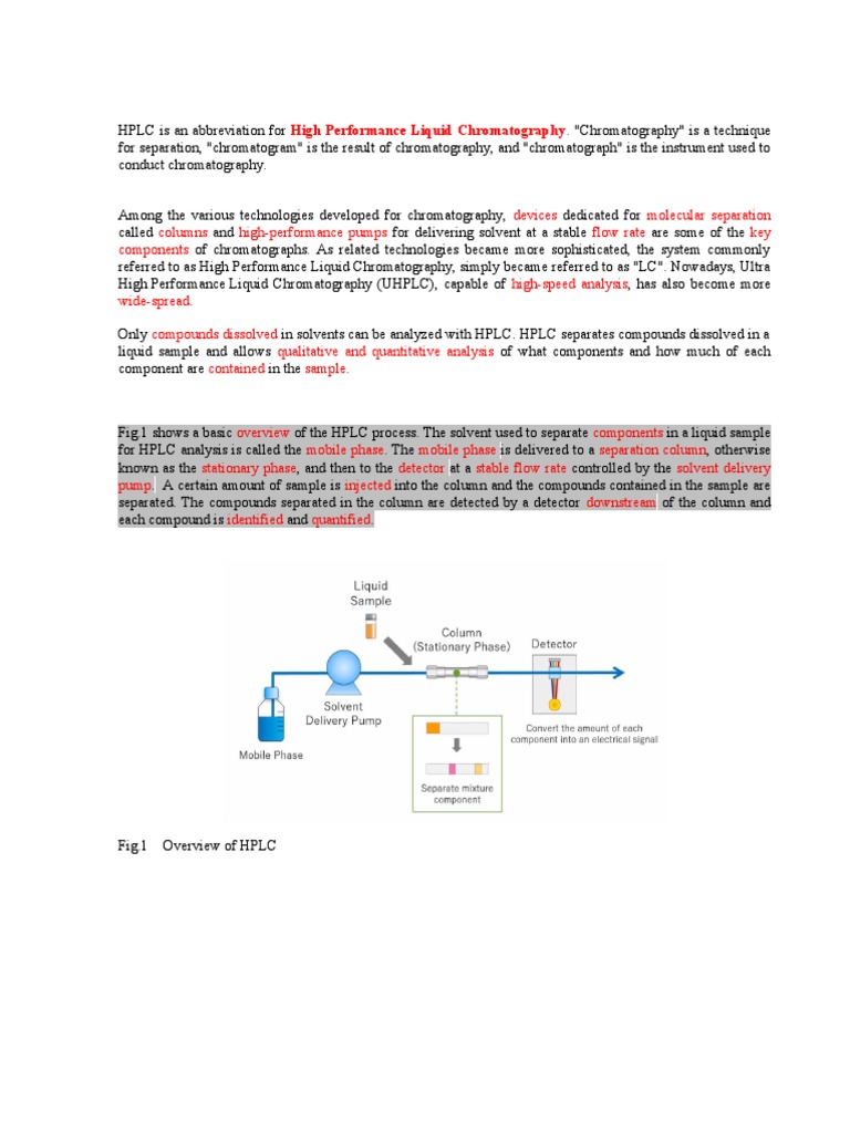 HPLC Basics for Analytical Chemists | PDF | High Performance Liquid ...