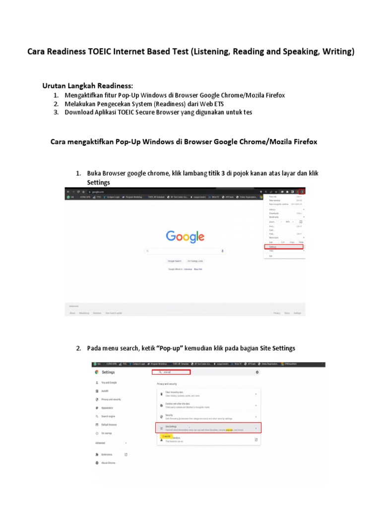 How To Readiness TOEIC Internet Based Test (Listenig Reading & Speaking ...