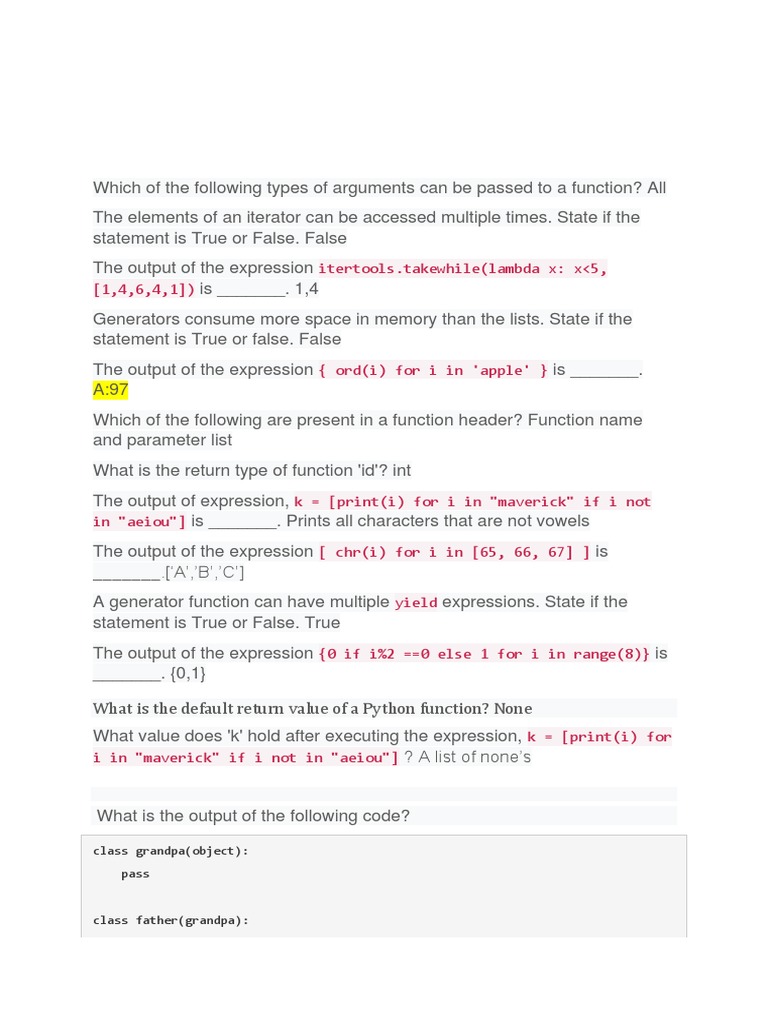 Python 3 Functions and OOPs | PDF | Parameter (Computer Programming) | Subroutine