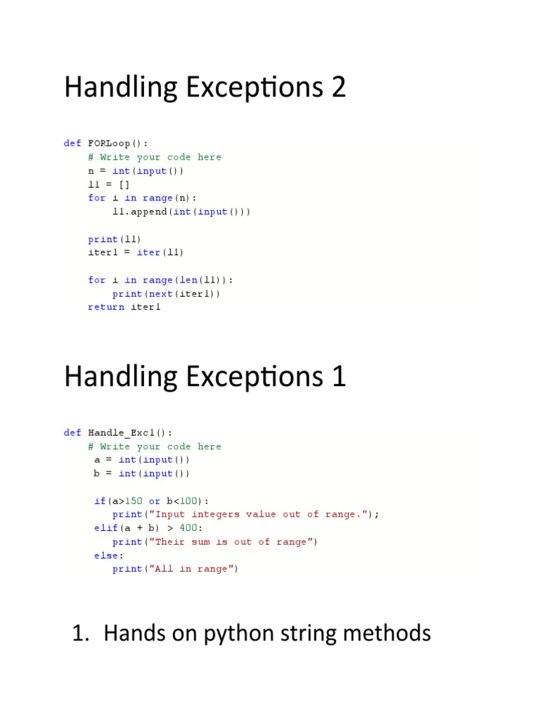 Python Func& Oops Handson | PDF | Computer Programming | Programming Paradigms