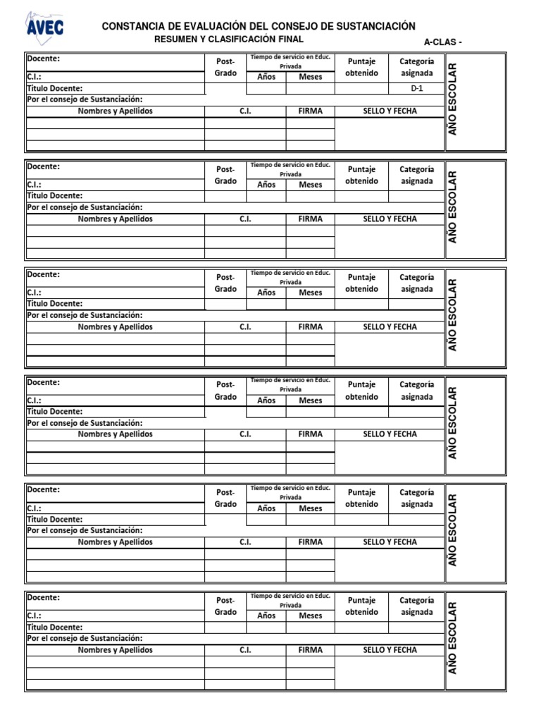 Constancia de Evaluación Docente | PDF | Academia
