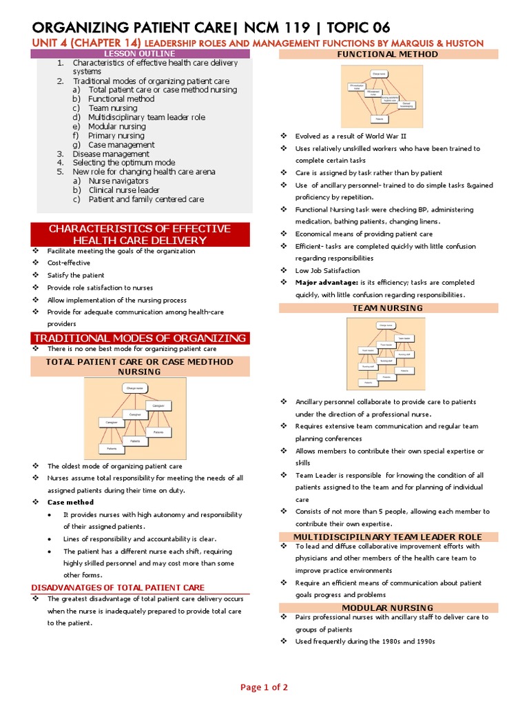 Team Nursing in Patient Care Models | PDF | Nursing | Health Care