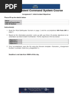 Basic ICS Training Course Design 1 | PDF | Incident Command System ...