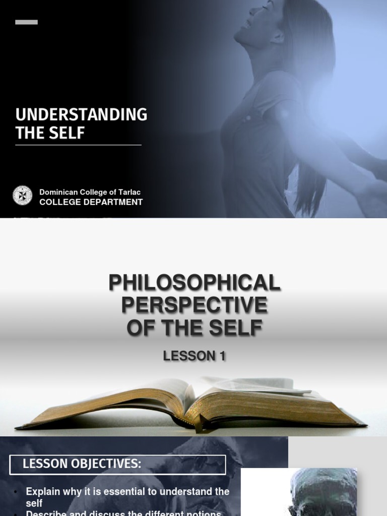 GE 1 - MODULE 1 - Philosophical Perspective of The Self | PDF | Philosophy Of Self | Soul