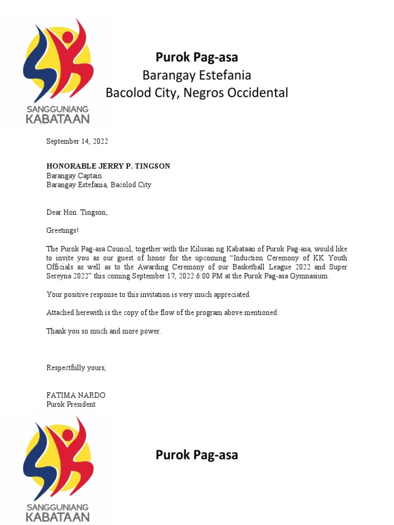 Invitation Letter | PDF