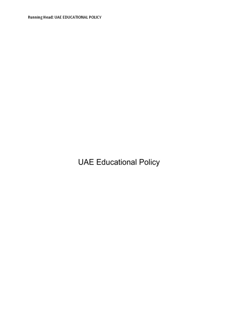 UAE Case Study Final | PDF | United Arab Emirates | International Student