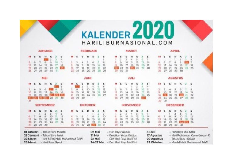 Kalender 2020 | PDF