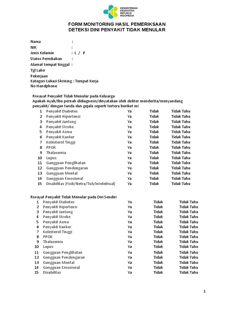 Form Manual DD PTM | PDF