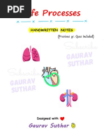 Life Processes - Short Notes (Prashant Kirad) | PDF | Cellular ...