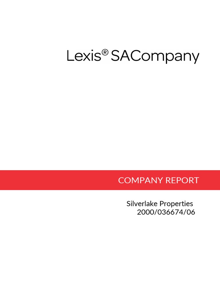 Lexis SA Company - Consumer Company Report Sample | PDF | Business ...
