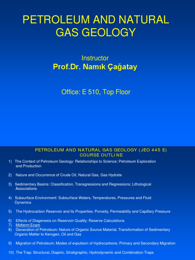 Petroleum and Natural Gas Geology Overview | PDF | Petroleum ...