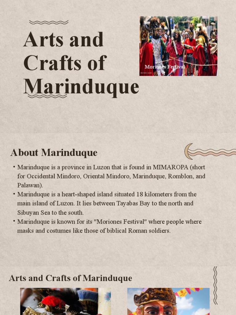Marinduque Arts and Crafts Overview | PDF