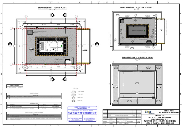 P178BER200P615 (01) R1-Grupo Generador - Planta de Cotas y Planta de Acabados-Layout1 | PDF ...