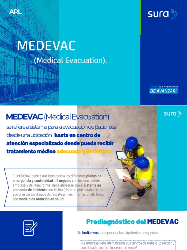 MEDEVAC Presentación V3 | PDF | Causas de la muerte | Ciencias de la Salud