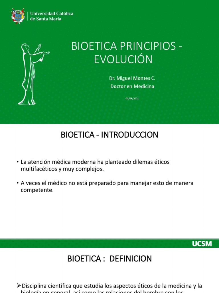 Evolución y Principios de Bioética | PDF | Bioética | Etica Aplicada