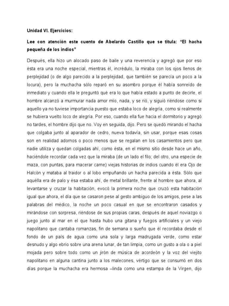Let 012 Unidad VI Ejercicios | PDF