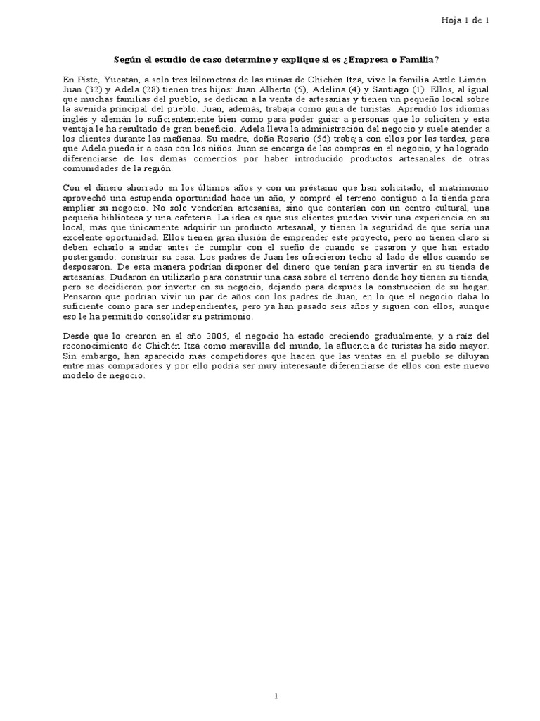Familia Axtle Limón: Emprendimiento en Yucatán | PDF | Business | Economias