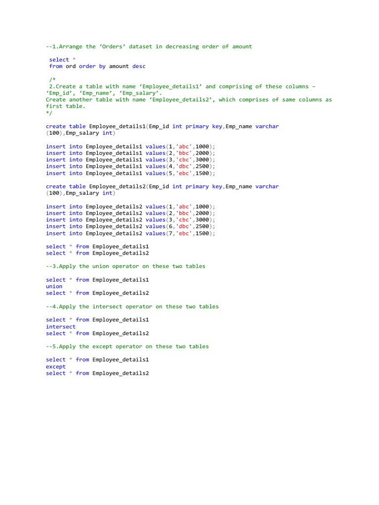 Sql Module 5 Assignment Pdf