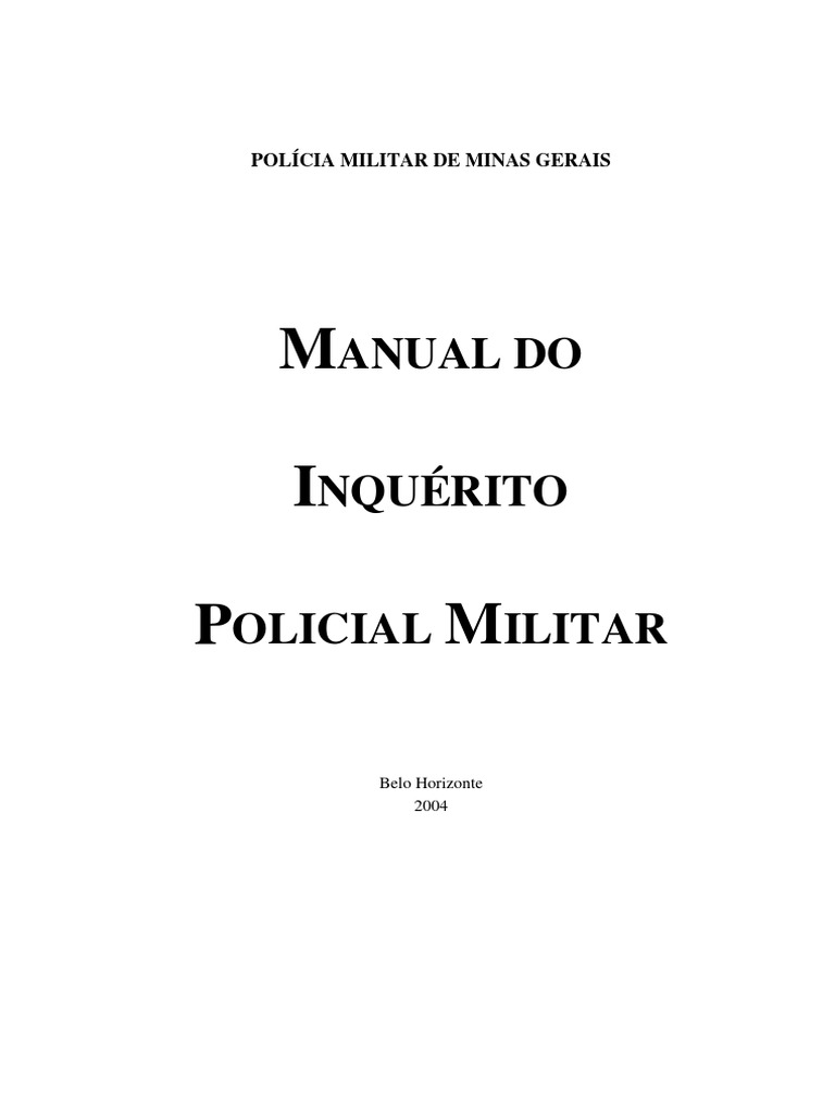 Manual Do IPM | PDF | Prova (jurídico) | Confissão (jurídico)