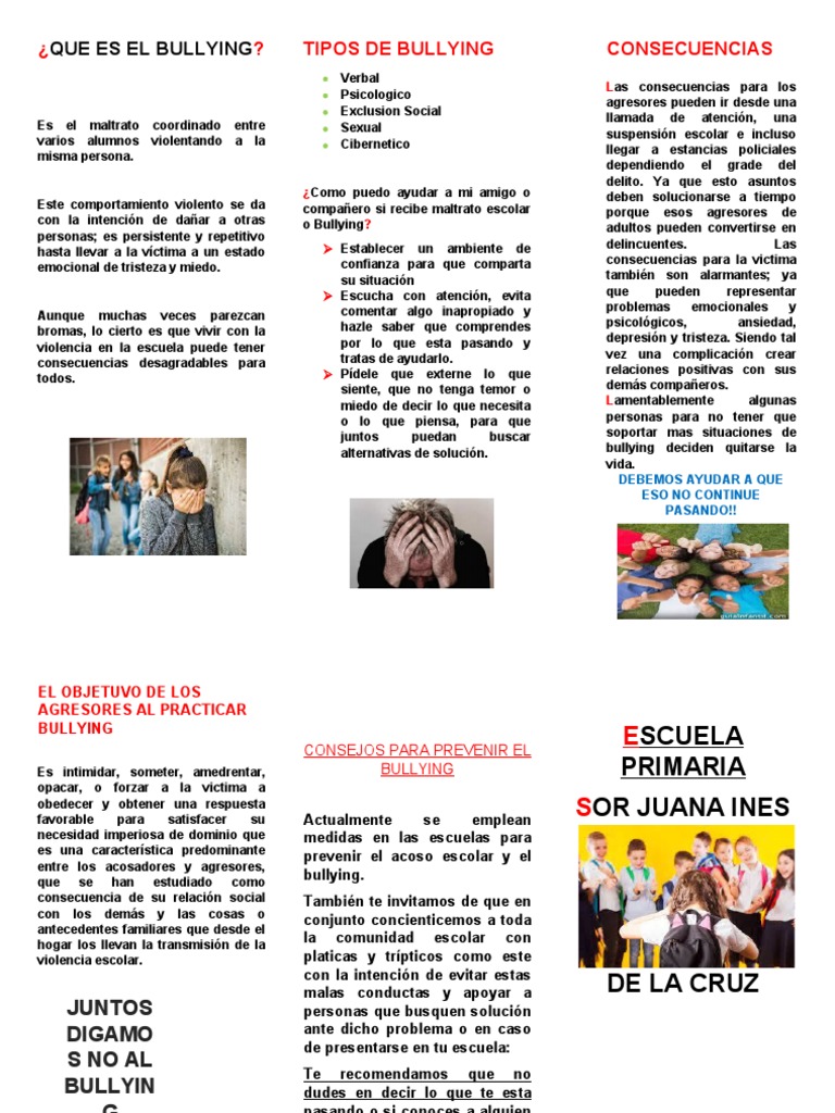 Tipos y Prevención del Bullying | PDF | Psicología Social | Sicología