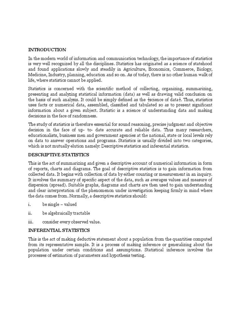Statistic Pdf Estimator Probability Distribution