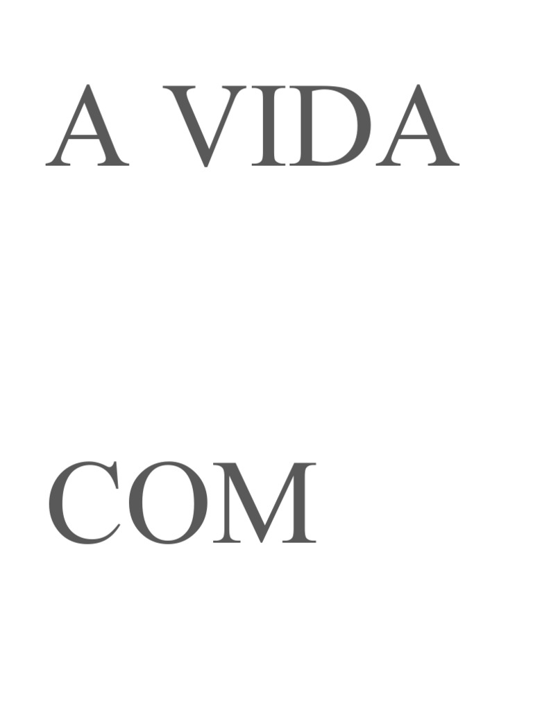 A Vida Com Jesus E Doce Pdf