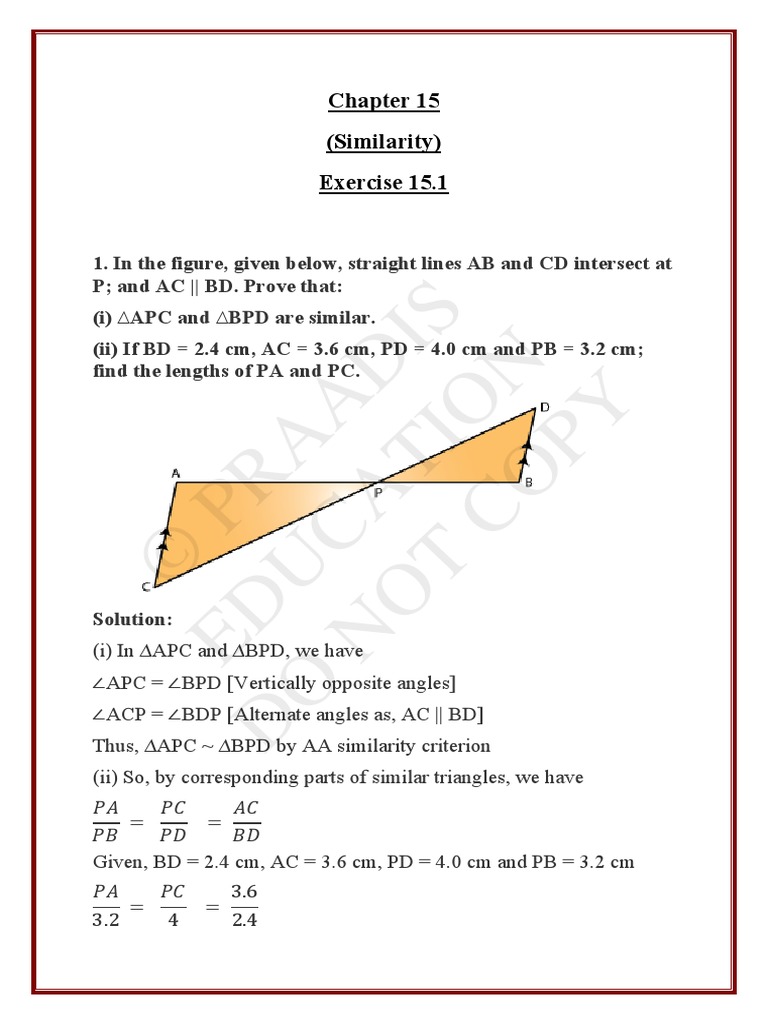 Chapter 15 | PDF | Triangle | Elementary Geometry