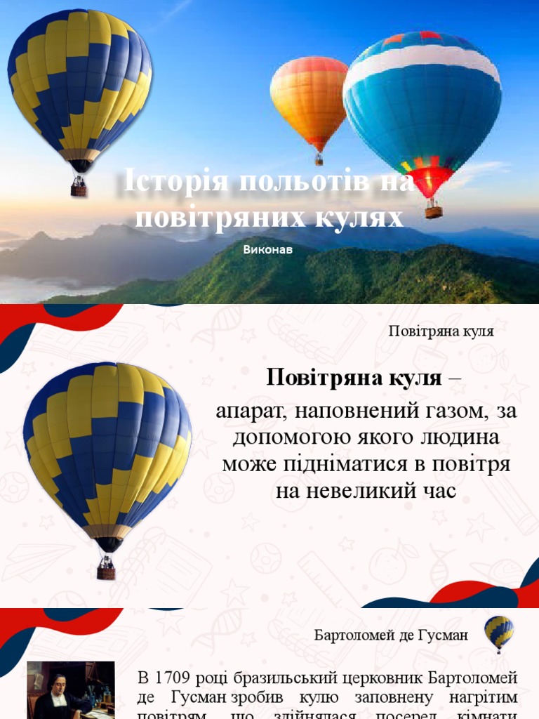 історія польотів на повітряних кулях Pdf