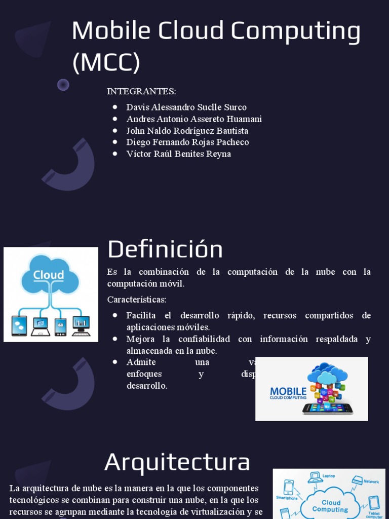 Mobile Cloud Computing (MCC) | PDF | Computación en la nube ...