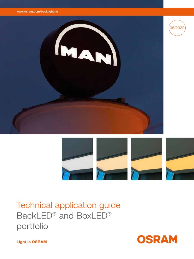 Technical Application Guide BackLED and BoxLED Portfolio (En) | PDF | Light Emitting Diode ...