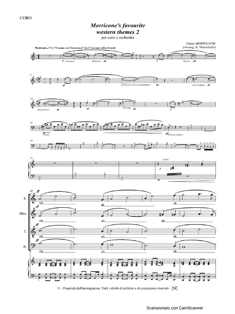 Western Theme 2 Morricone | PDF