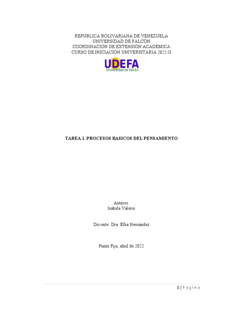 Ciu 2022-2 (1) DHP | PDF | Pensamiento | Mente