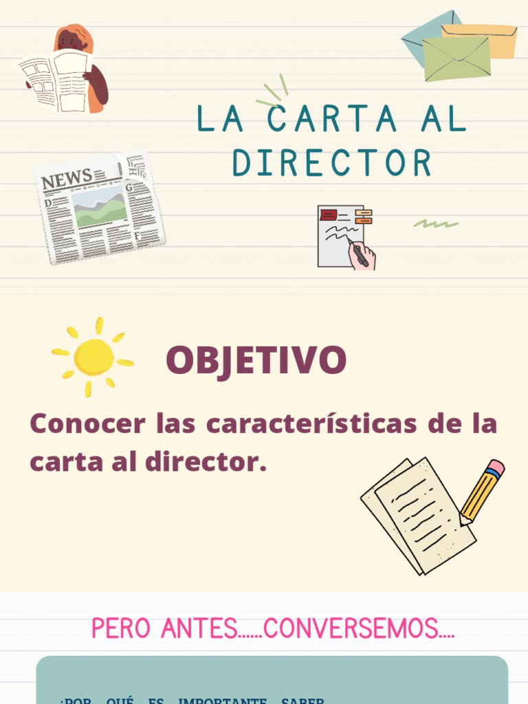Carta Al Director PPT 1 | PDF