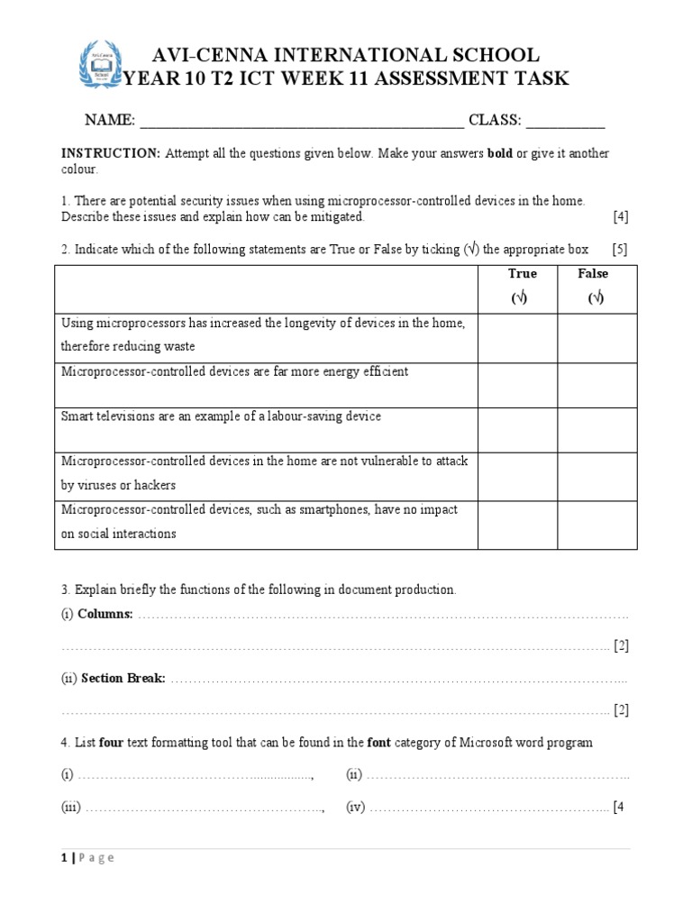 Mitigating Security Risks and Maximizing Benefits: An Analysis of Microprocessor-Controlled ...