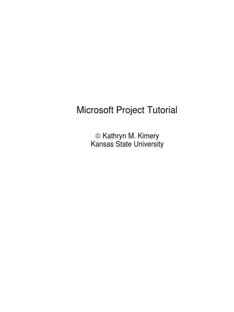 Microsoft Project | PDF | Project Management | Icon (Computing)