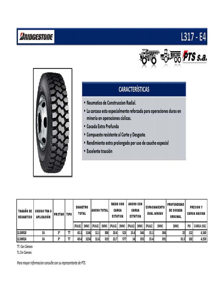 Bridgestone L317-E4 | PDF